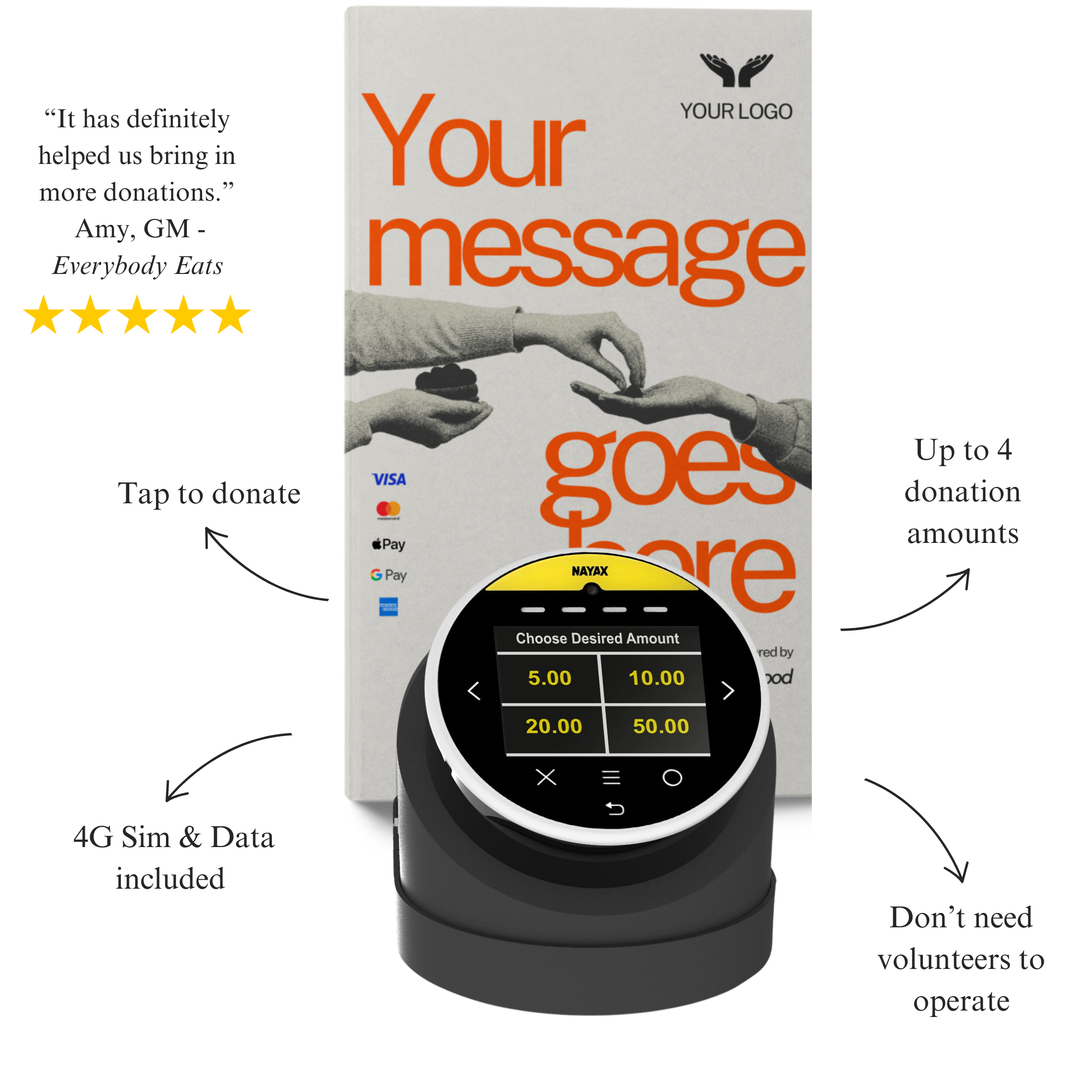 Tap For Good - Never Miss a Donation with our Contactless Card Reader